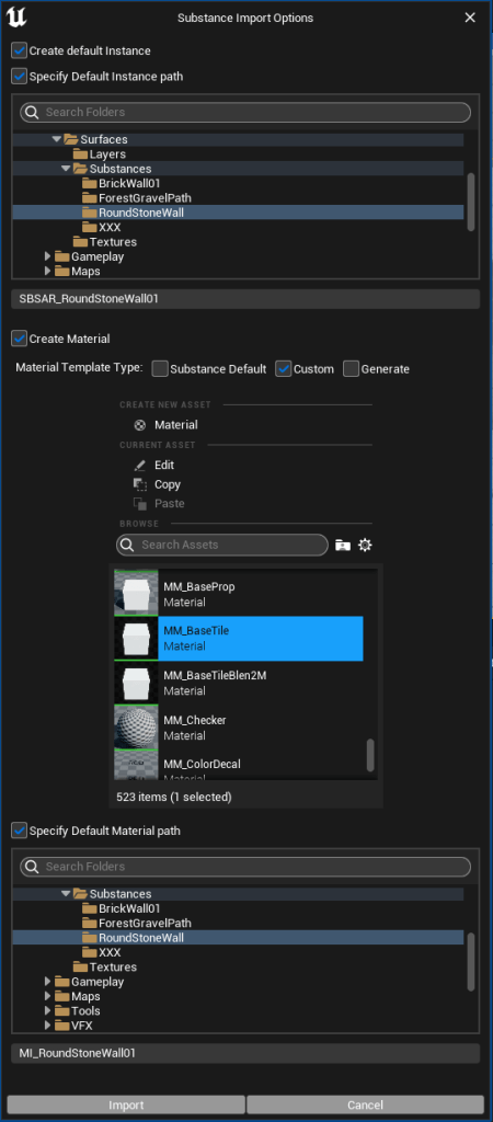 How to work with Substance materials in Unreal Engine – Shapernode